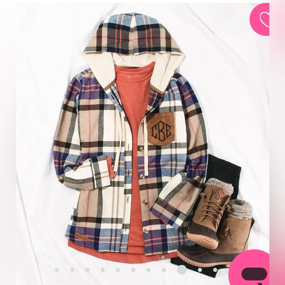 Marleylilly | Jackets & Coats | Marleylilley Monogrammed Shacket | Poshmark